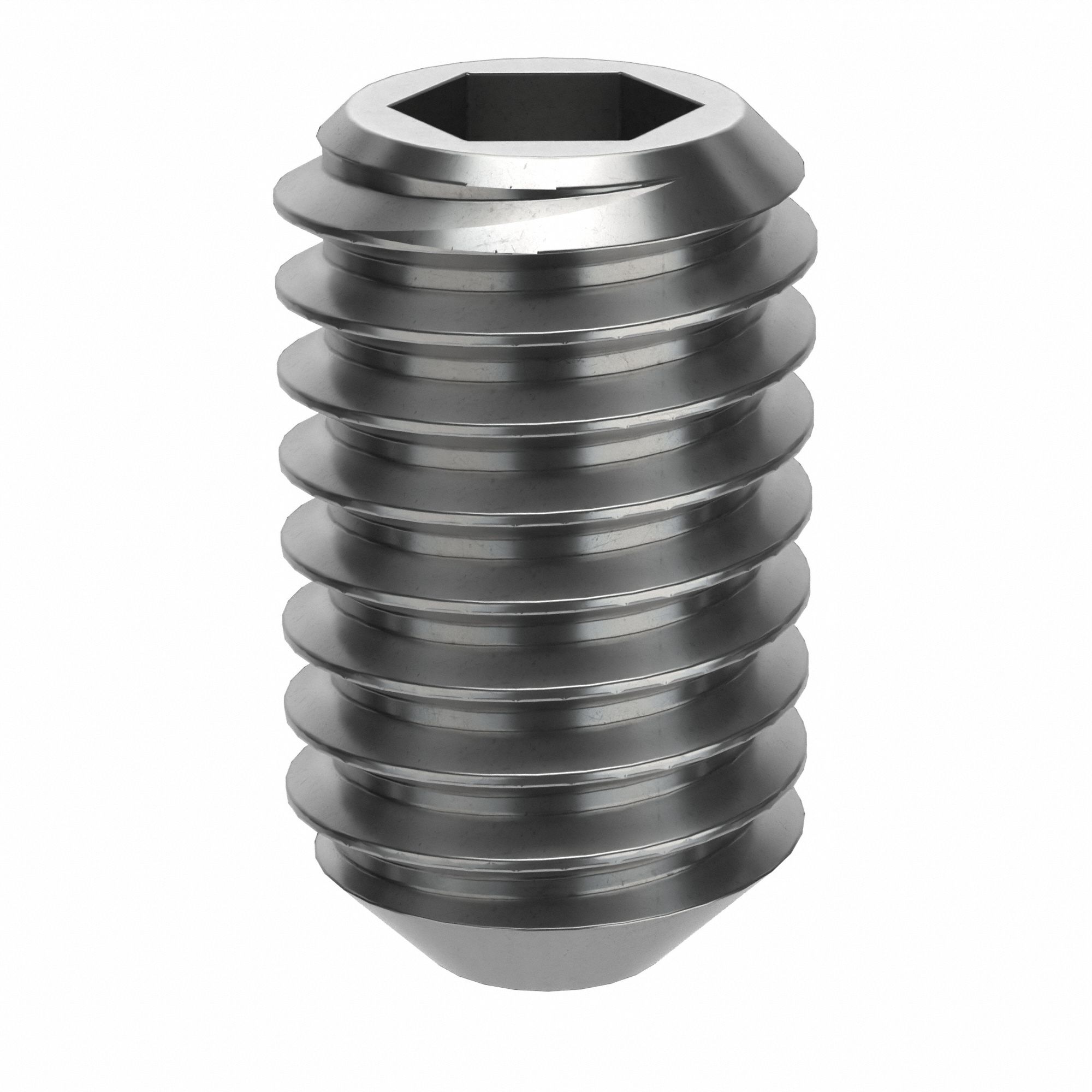 M6x1 Thread Size, 10 mm Overall Lg, Socket Set Screw - 6FA70|M51260.060 ...
