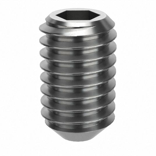 M6x1 Thread Size, 10 mm Overall Lg, Socket Set Screw - 6FA70|M51260.060 ...