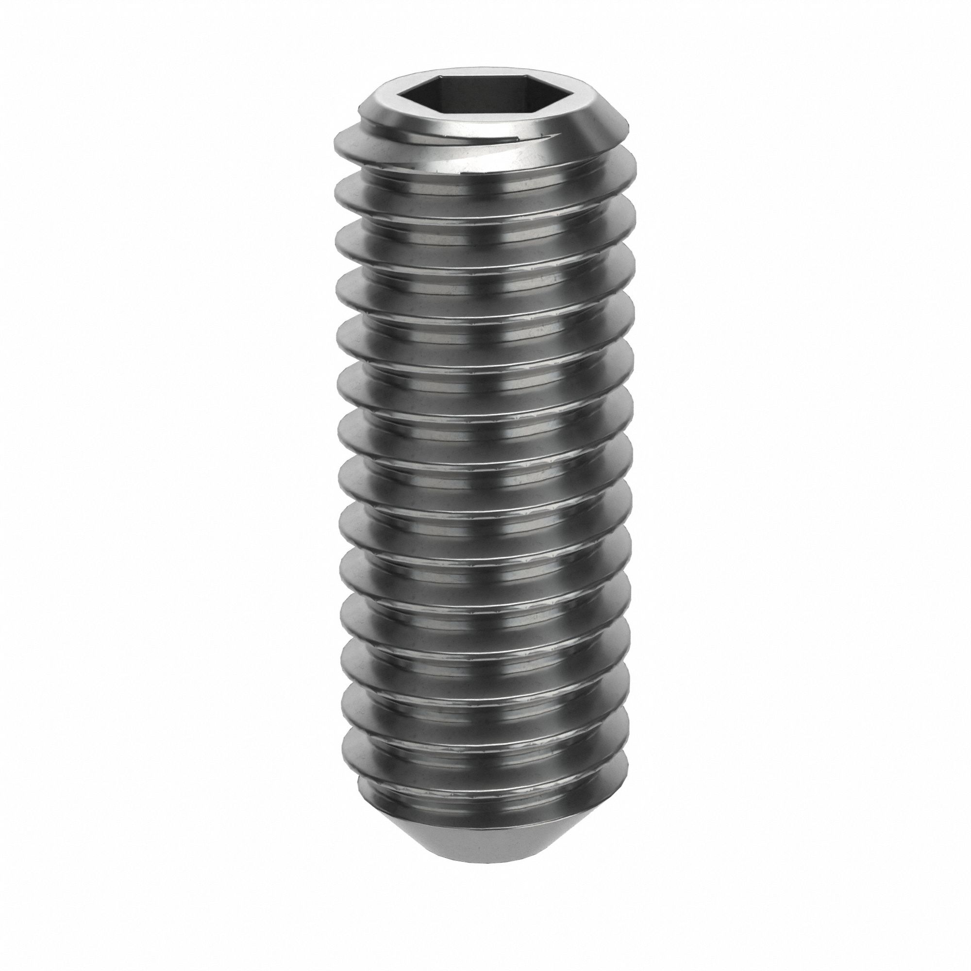 M6x1 Thread Size, 16 mm Overall Lg, Socket Set Screw - 6FA74|M51260.060 ...
