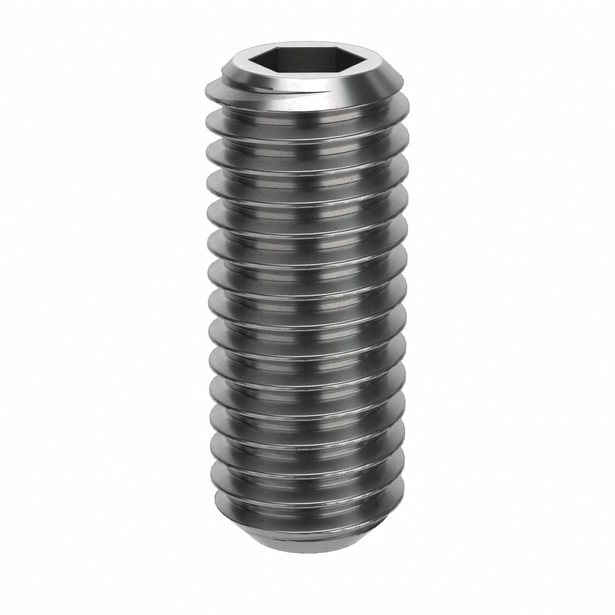 M8x1.25 Thread Size, 20 mm Overall Lg, Socket Set Screw - 6FA96|M51260 ...
