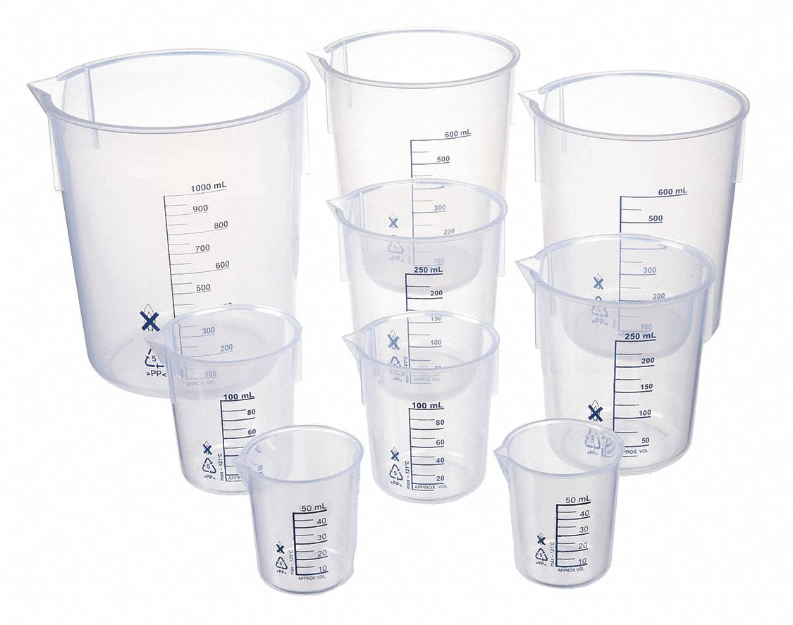 APPROVED VENDOR Juego de Vasos de Precipitados: Forma Baja , (2) 50mL , (2) 100mL , (2) 250mL ...