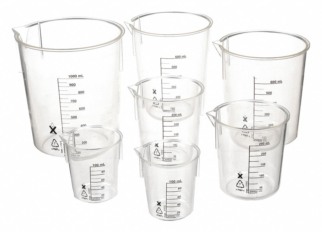 Low Form, Non-Sterile, Beaker Set - 6FAF6|6FAF6 - Grainger