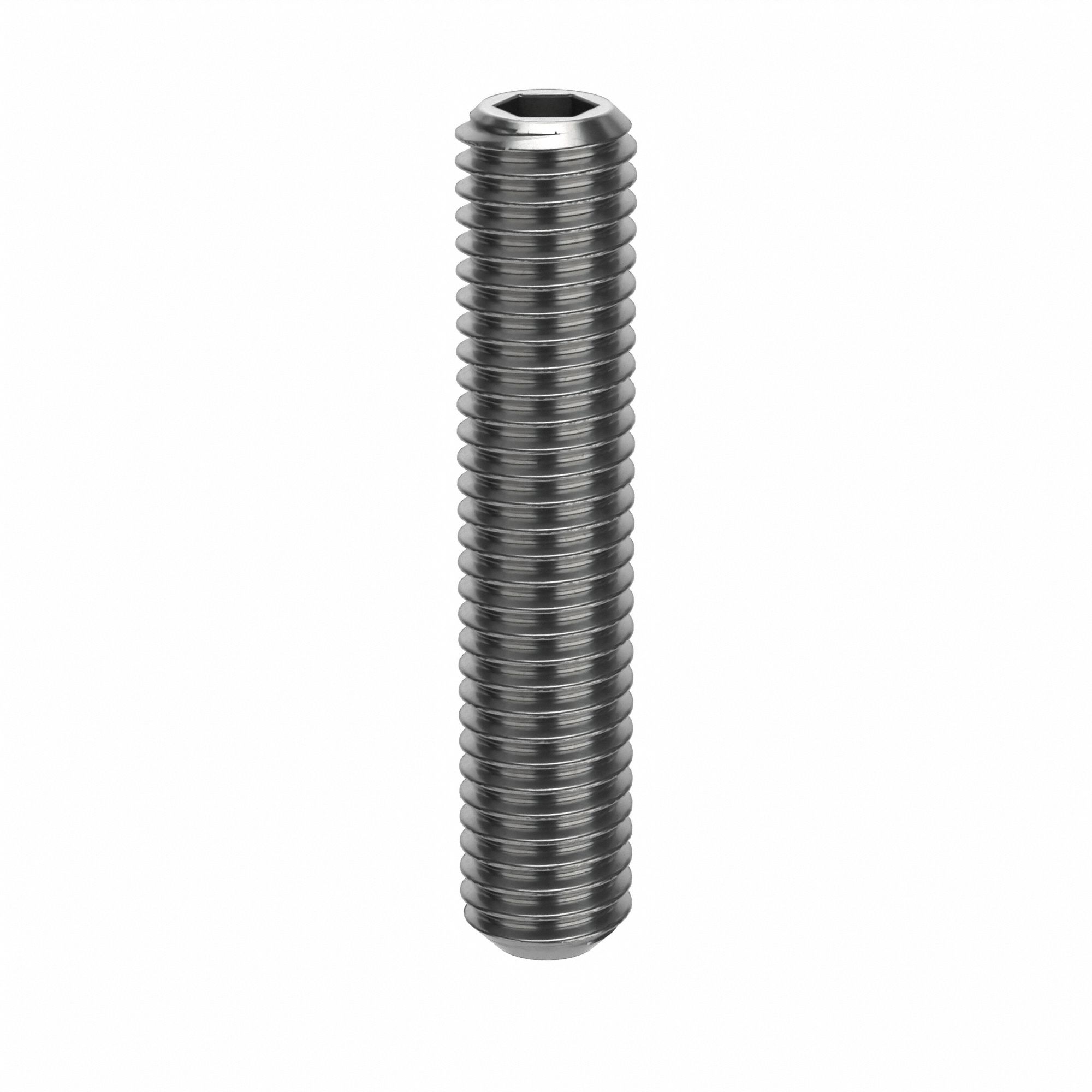 M8x1.25 Thread Size, 40 mm Overall Lg, Socket Set Screw - 6FB14|M51260 ...