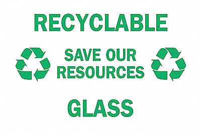 BRADY SIGN RECY/ENVIRO 10X14 - Office and Facility Signs - BDY84603 ...