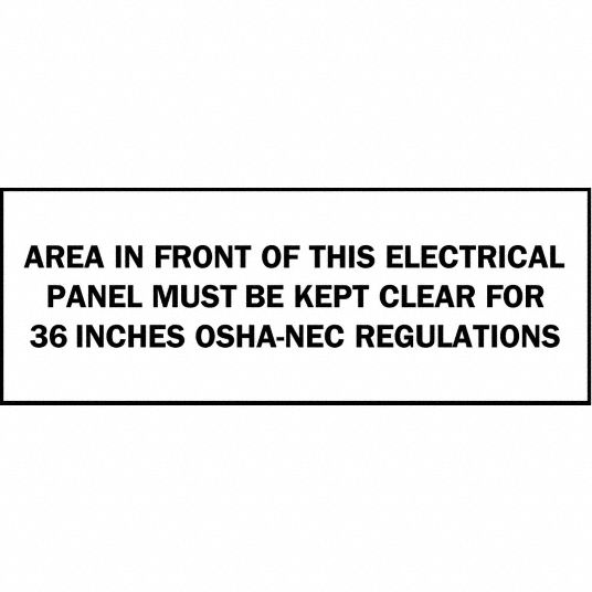 Electrical Sign - Grainger
