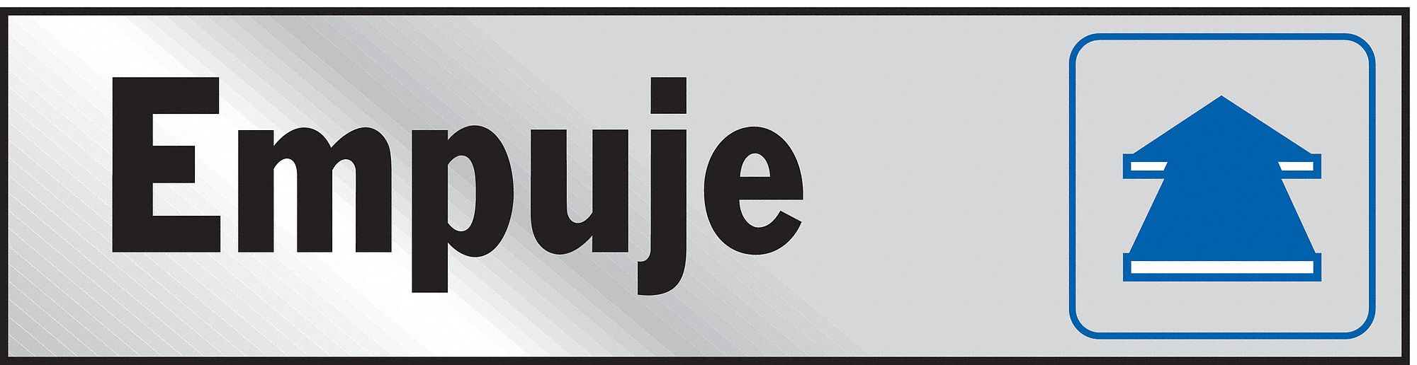 HY-KO PRODUCTS Letrero de Señalización , Aluminio , 2" x 7-7/8 ...