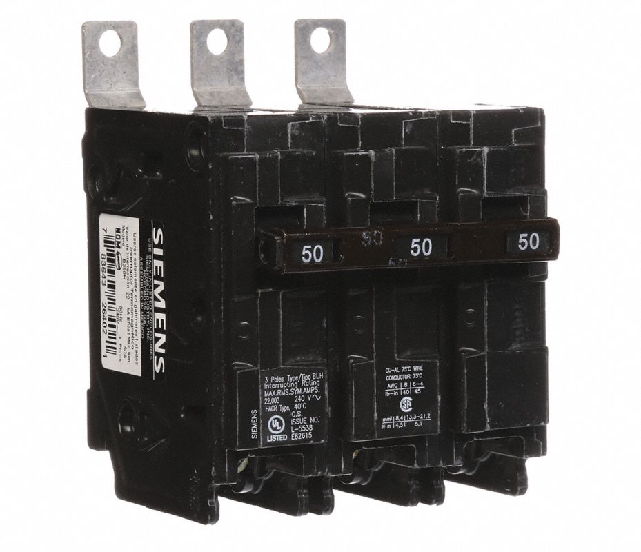 SIEMENS Interruptor Termomagnético Atornillable, Serie B, Número de ...