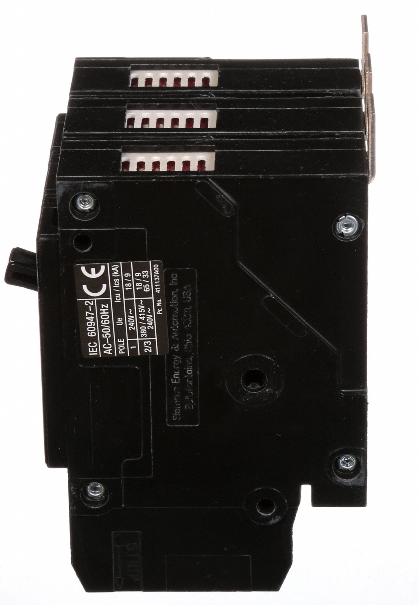SIEMENS Miniature Circuit Breaker: 25 A Amps, 480V AC, Three Phase ...