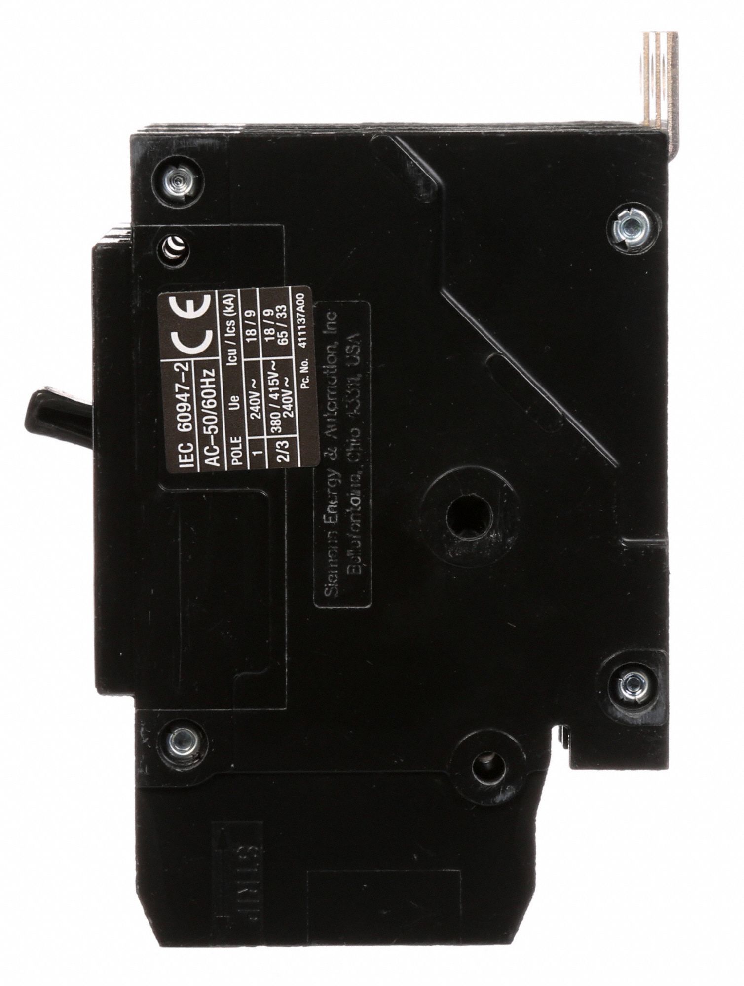 SIEMENS Miniature Circuit Breaker: 25 A Amps, 480V AC, Three Phase ...