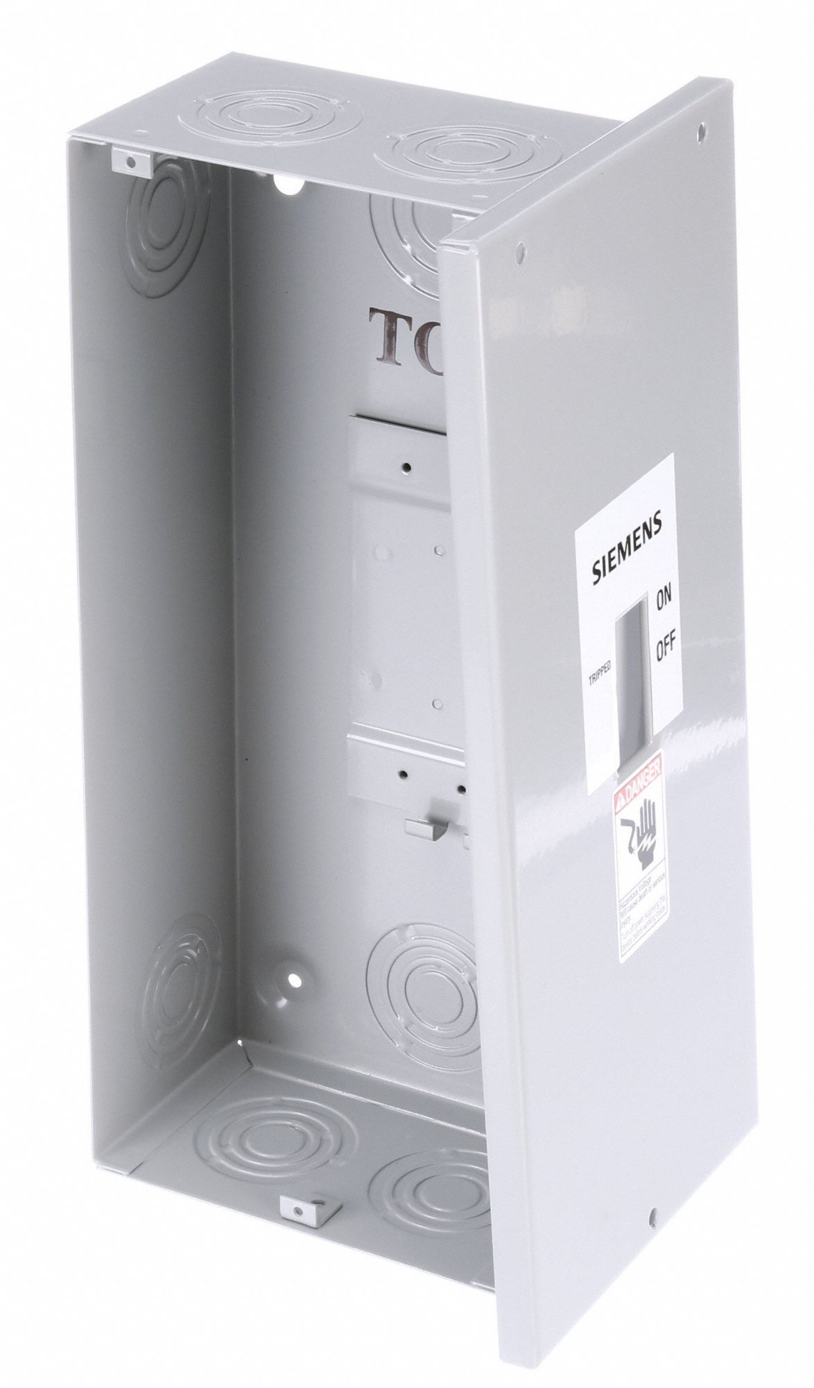 SIEMENS Circuit Breaker Enclosure: 3 Spaces, 100 A Amps, Surface ...