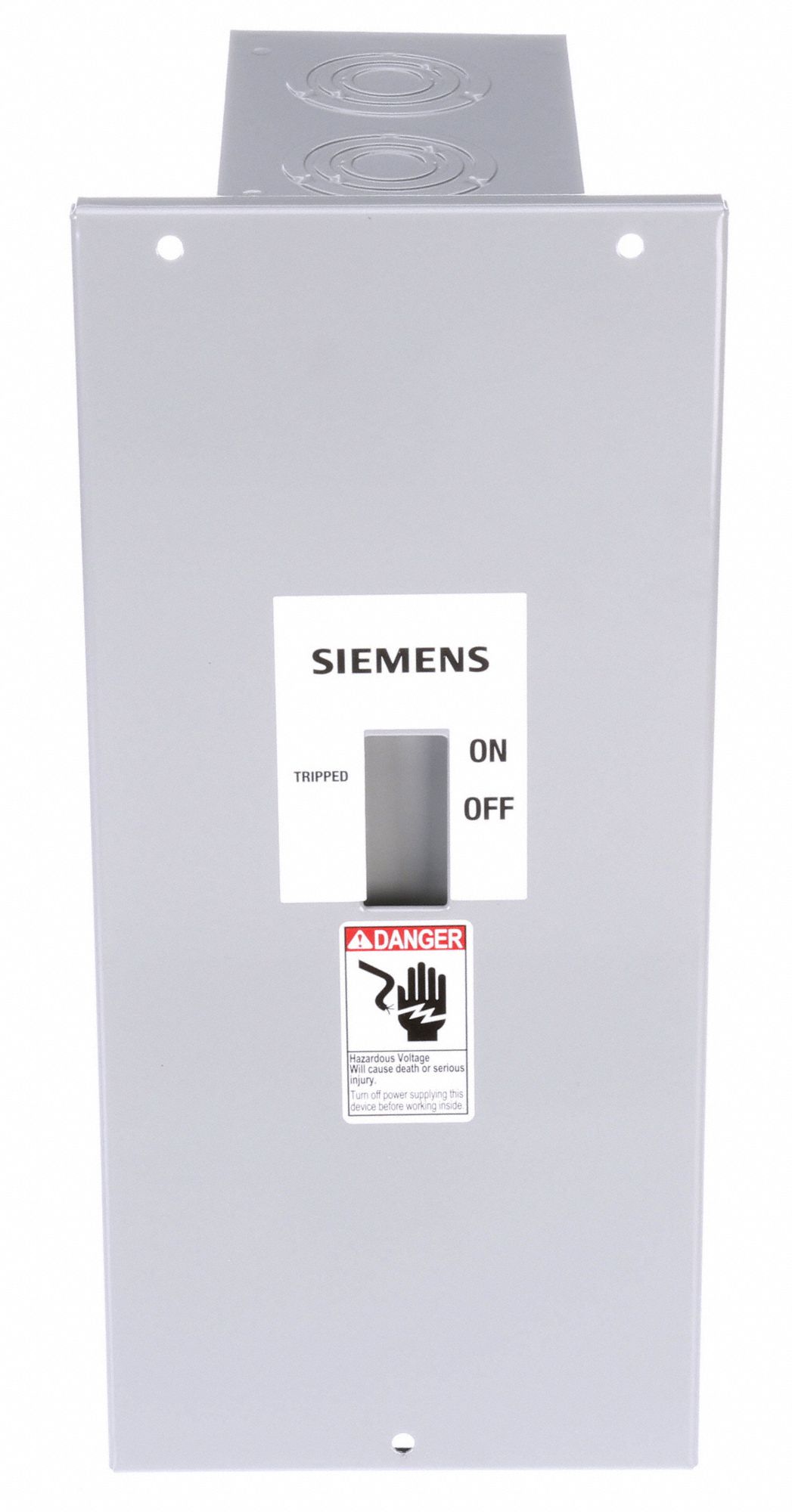 SIEMENS Circuit Breaker Enclosure: 3 Spaces, 100 A Amps, Surface ...