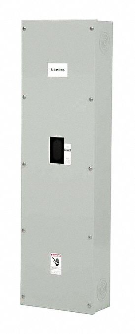 SIEMENS Circuit Breaker Enclosure: 3 Spaces, 250 A Amps, Surface ...