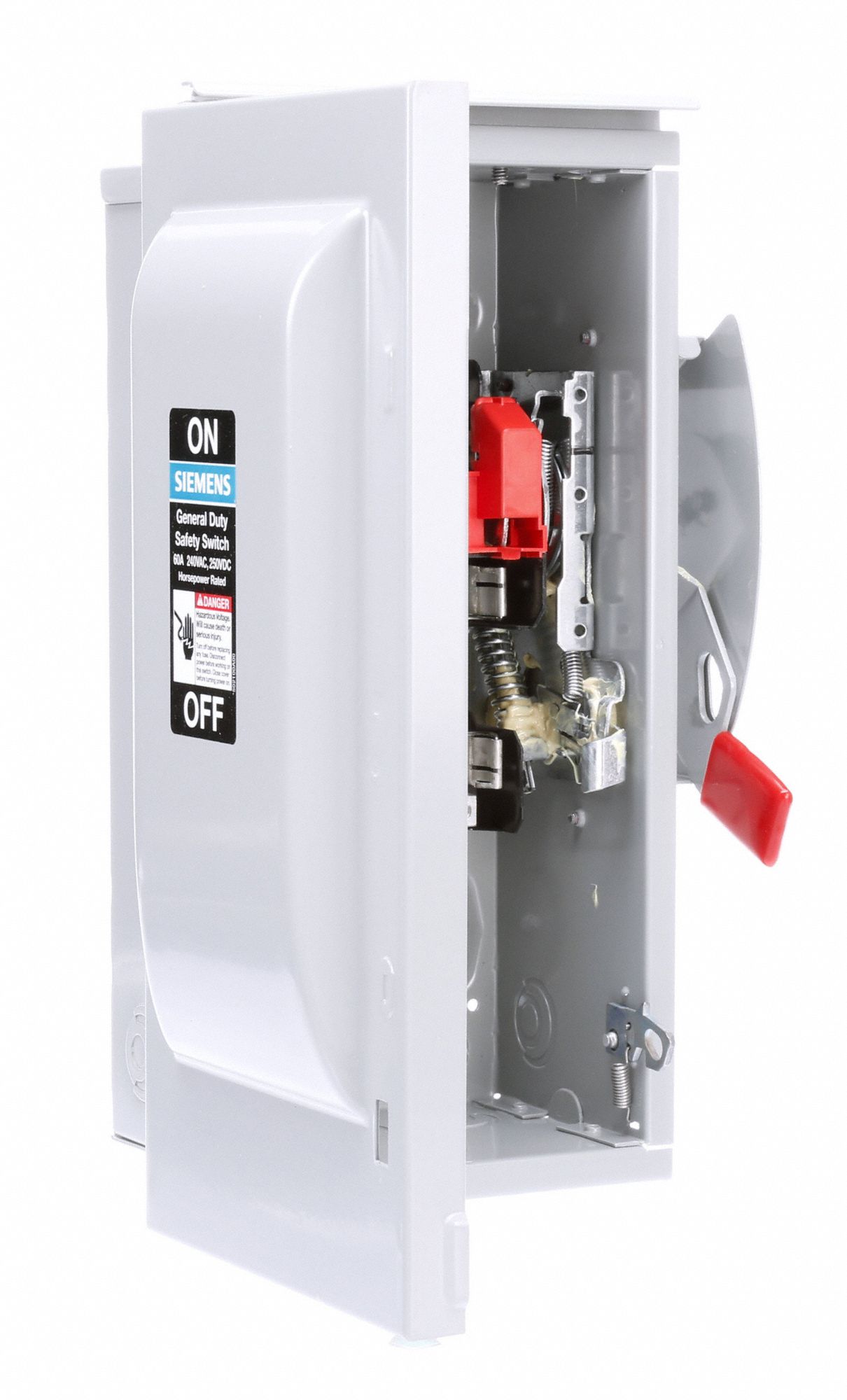 SIEMENS Safety Switch, Fusible, General, 240V AC Voltage, 3 Phase, 10 ...