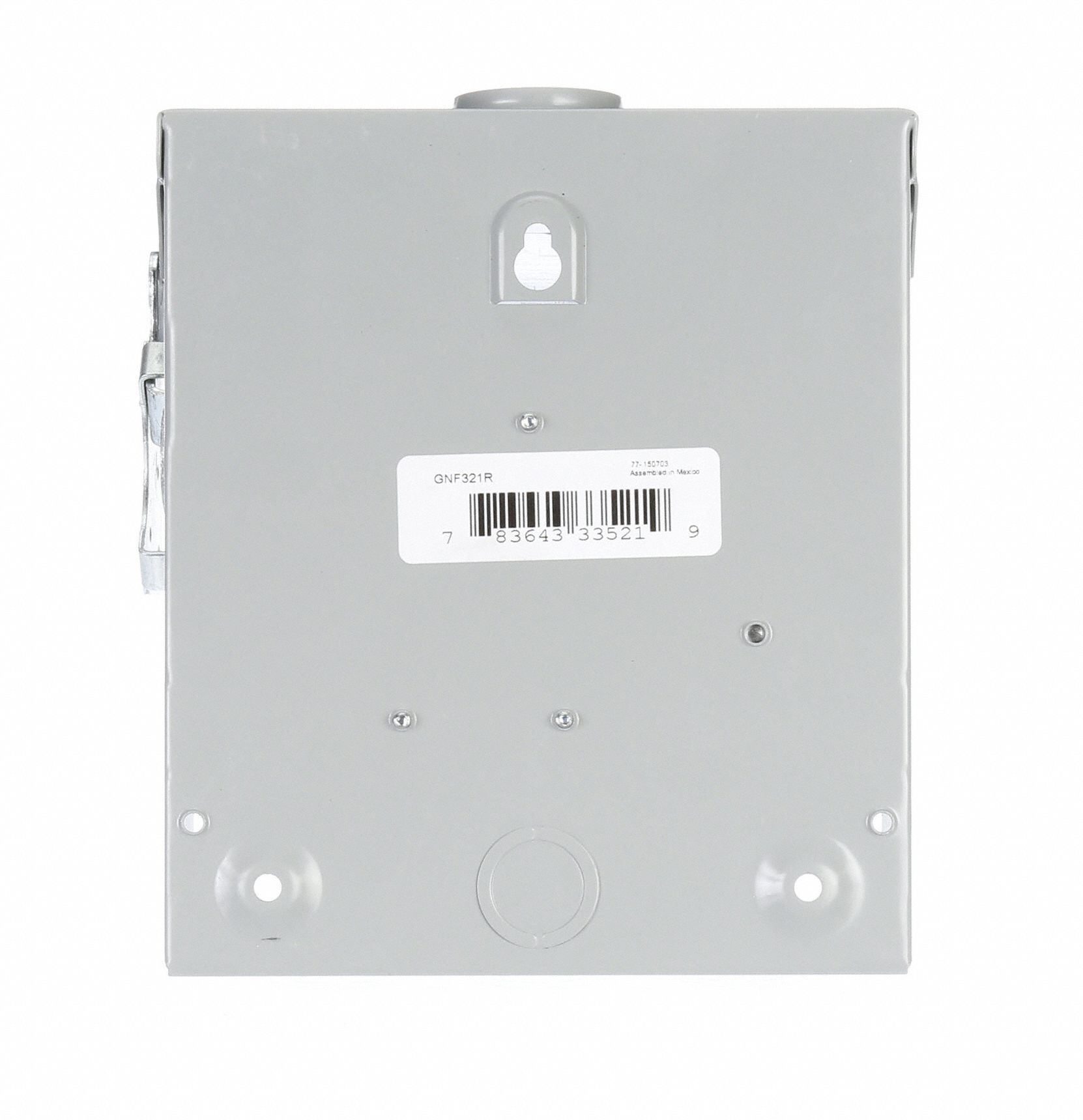 SIEMENS Safety Switch, Nonfusible, General, 240V AC Voltage, 3 Phase, 7 ...