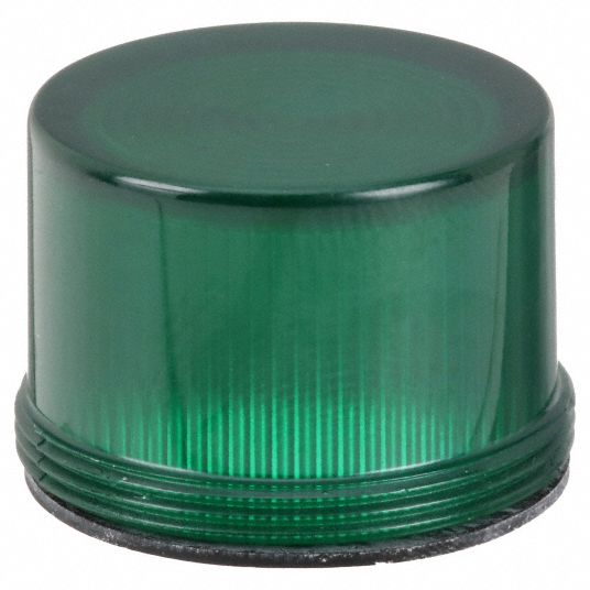 SIEMENS, 30 mm Panel Mounting Hole Dia, Green, Pilot Light Lens - 6FNJ5 ...