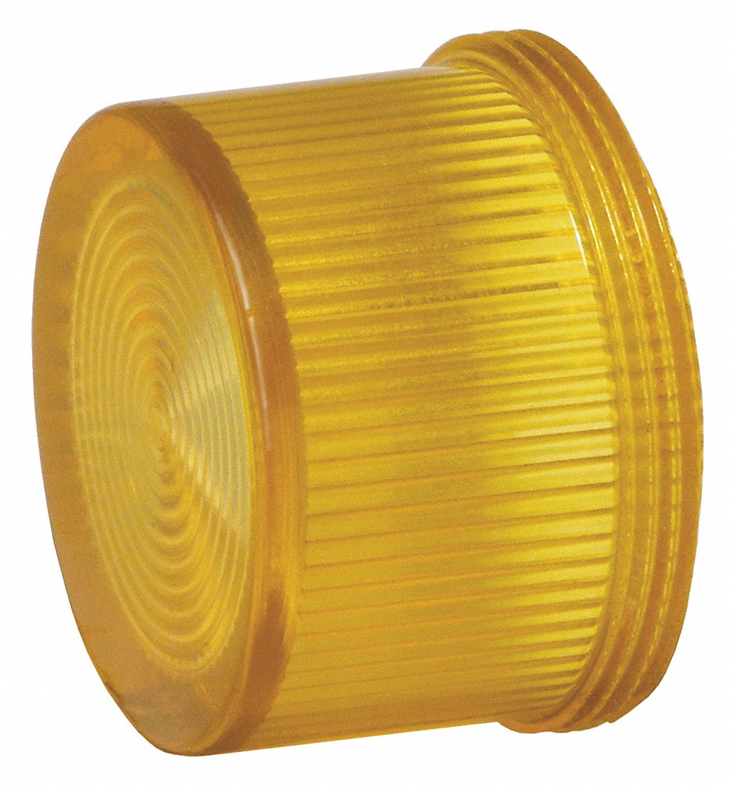 SIEMENS, 30 mm Panel Mounting Hole Dia, Amber, Pilot Light Lens - 6FNJ7 ...