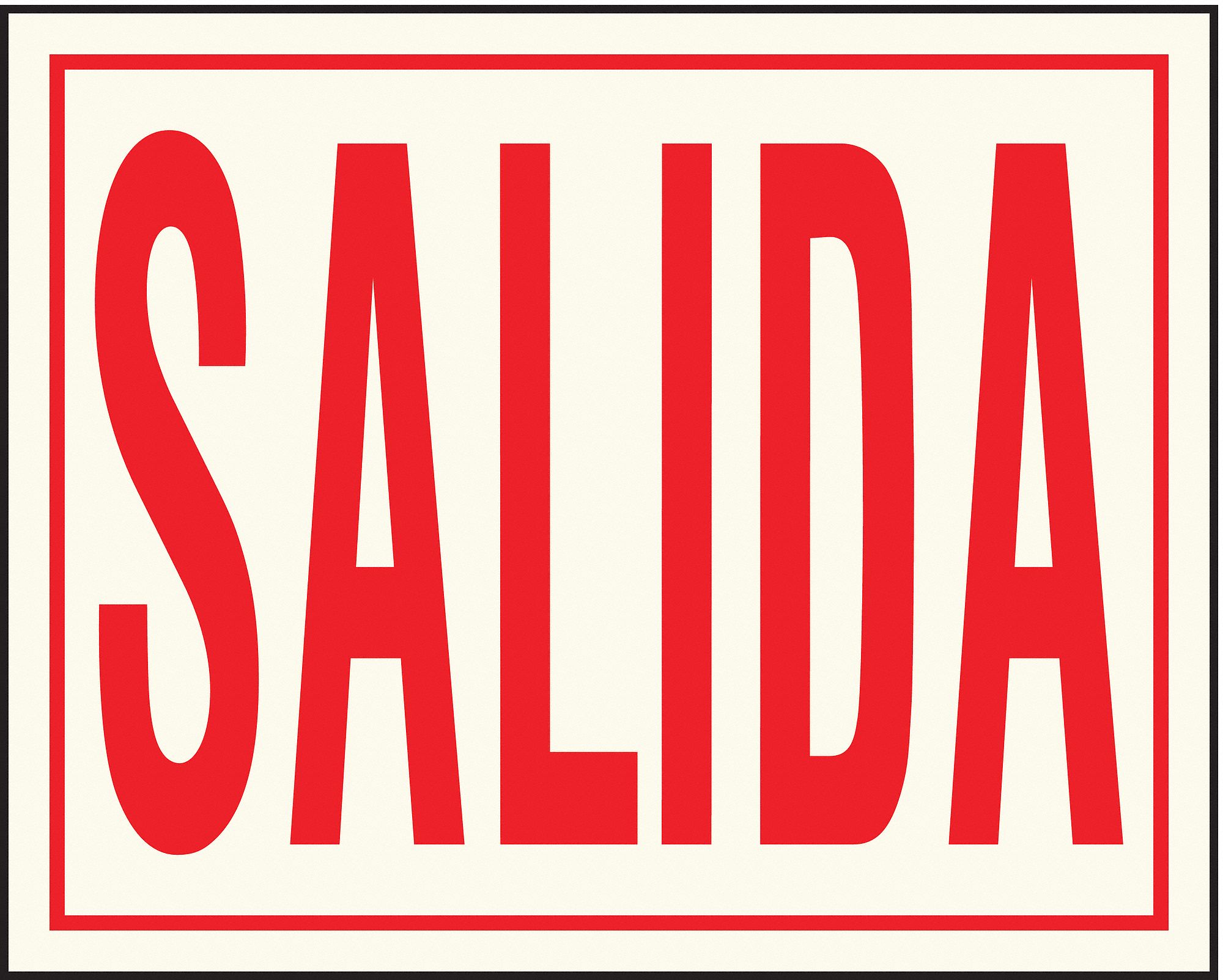 HY-KO PRODUCTS Letrero de Señalización, Poliestireno, 7-7/8" x 9-4/5 ...