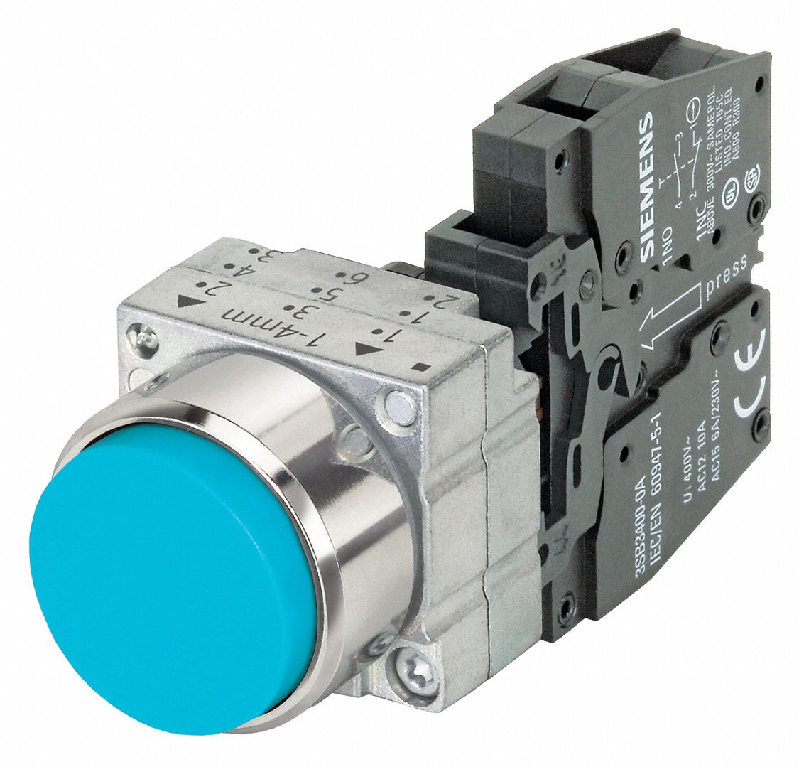 SIEMENS, Extended Profile, Metallic, Extended Push Button Operator ...