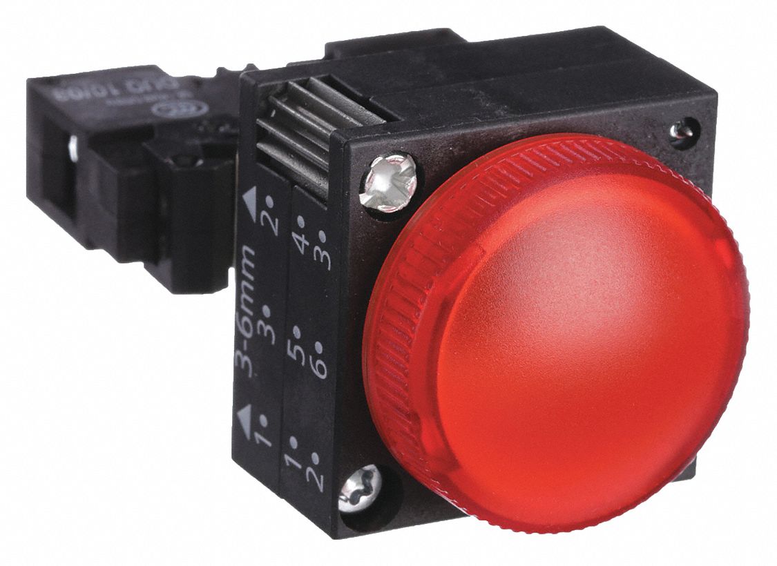 SIEMENS, Red, LED, Pilot Light - 6FPF1|3SB32486AA20 - Grainger