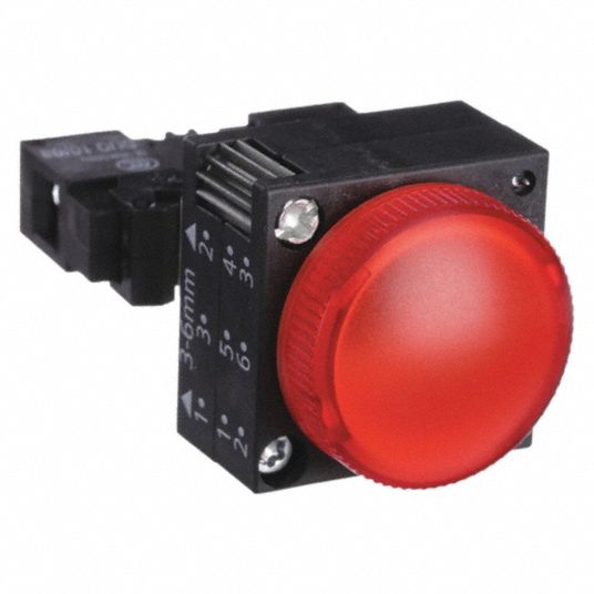 SIEMENS, Red, LED, Pilot Light - 6FPF1|3SB32486AA20 - Grainger