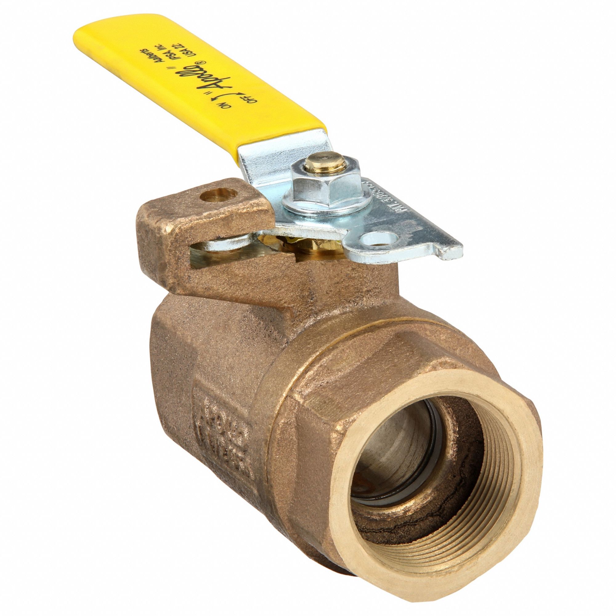 APOLLO, 1 1/2 in, Bronze, Manual Two-Way Ball Valve - 6FXZ4|75-107-01 - Grainger