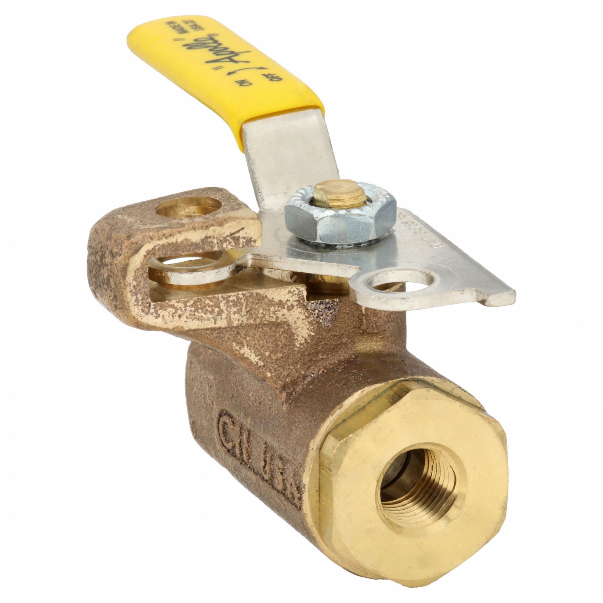 APOLLO, 1/4 in, Bronze, Manual Two-Way Ball Valve - 6FXZ6|75-101-41 - Grainger