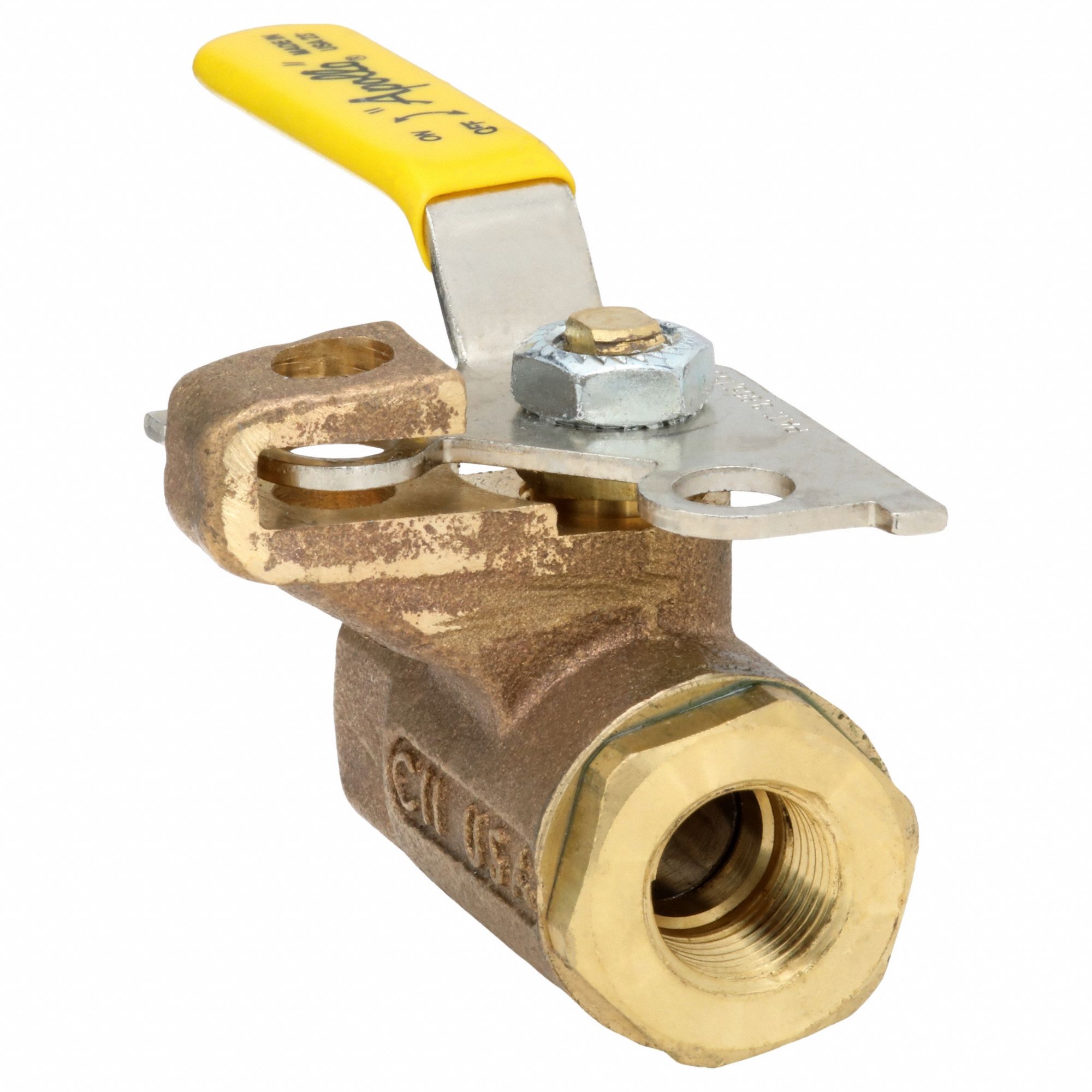 APOLLO, 3/8 in, Bronze, Manual Two-Way Ball Valve - 6FXZ7|75-102-41 - Grainger