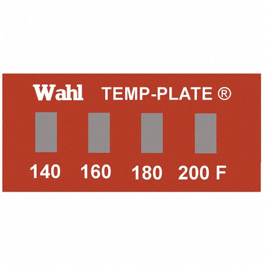 Horizontal Strip, 4 Points, Non-Reversible Temp Indicator - 6FYH7|101-4 ...
