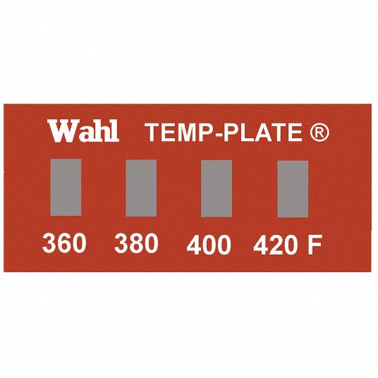 WAHL, Fahrenheit, Non-Reversible, Non-Reversible Temp Indicator - 6FYN0 ...
