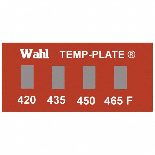 Horizontal Strip, 4 Points, Non-Reversible Temp Indicator - 6FYN3|101-4 ...