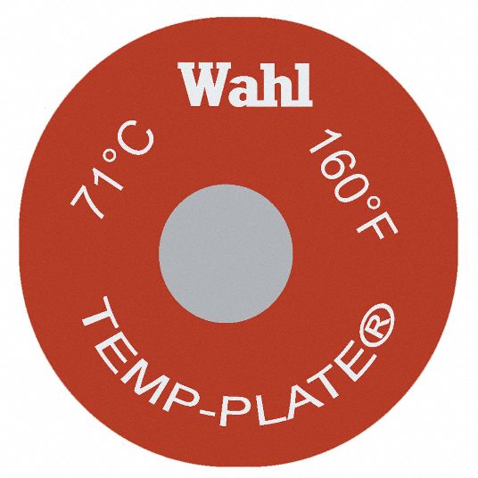 WAHL, Celsius/Fahrenheit, Non-Reversible, Non-Reversible Temp Indicator ...