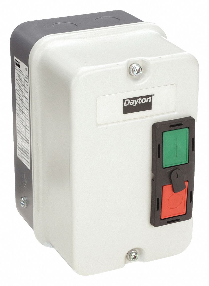 DAYTON MOTOR STARTER ENCLOSURE, 4 RATED NEMA ENCLOSURE, COMPATIBLE WITH ...
