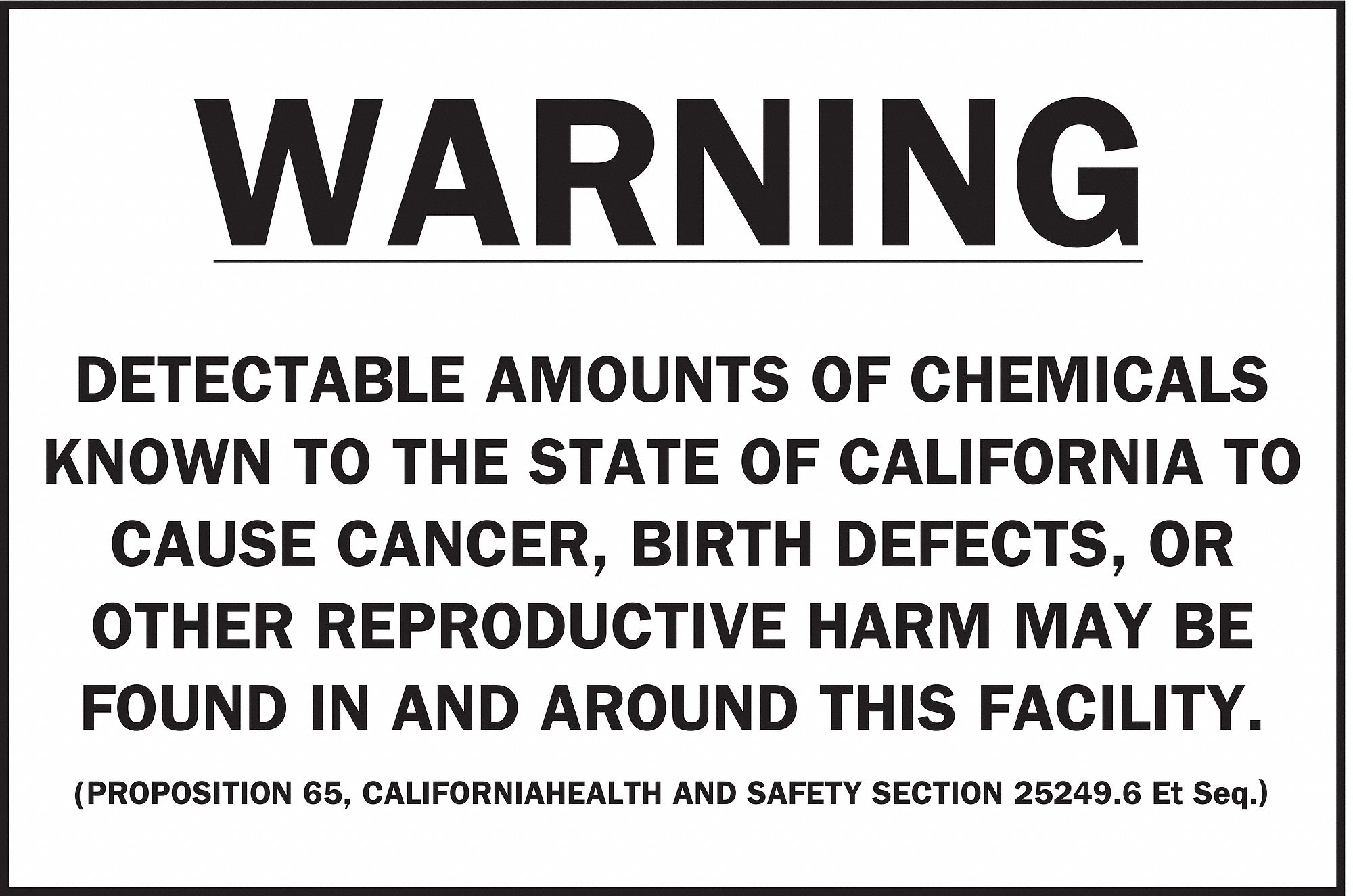 BRADY Warning Sign - 30C936|122394 - Grainger