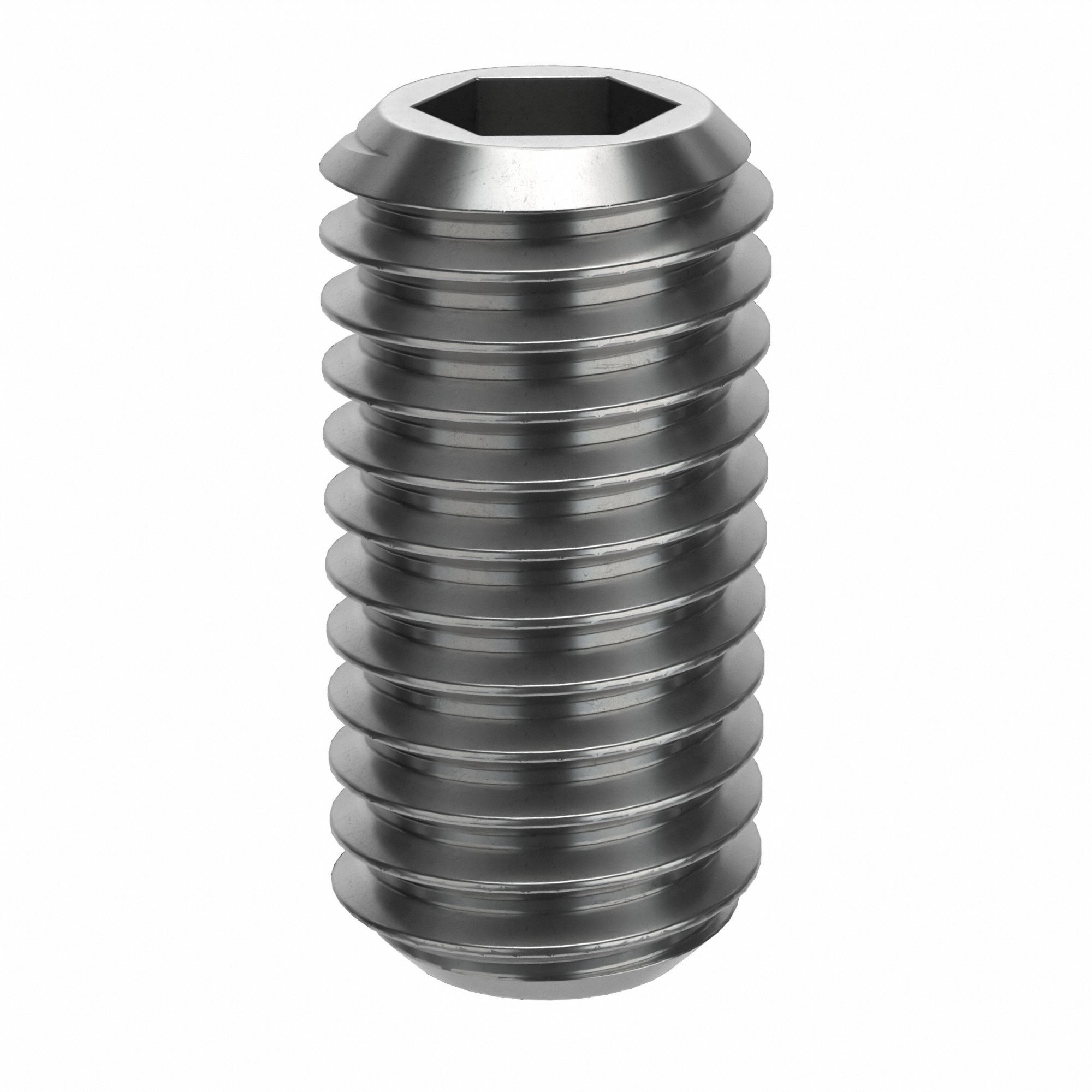 M8x1.25 Thread Size, 16 mm Overall Lg, Socket Set Screw - 6GA23|M51240 ...