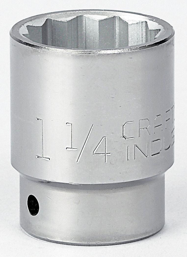 Socket, 3/4 in Drive Size, Alloy Steel, Chrome Finish - Grainger