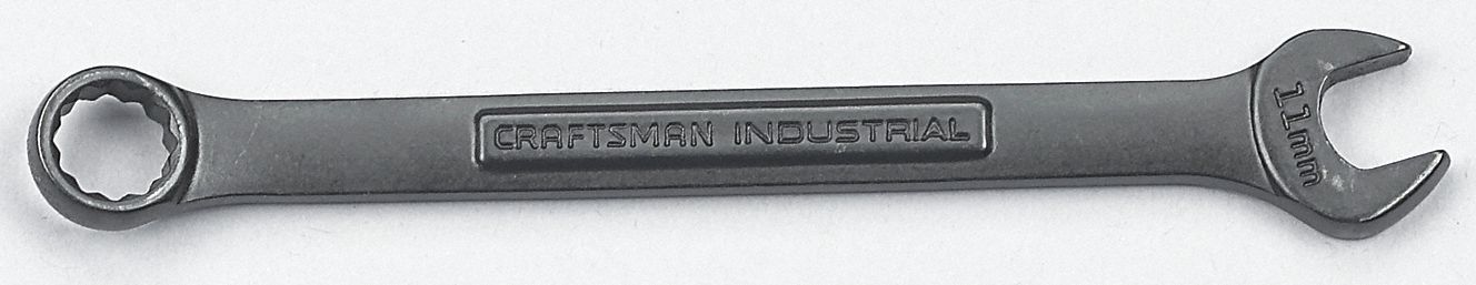 Combination Wrench, Alloy Steel, Black Oxide, 4 in Overall Length ...