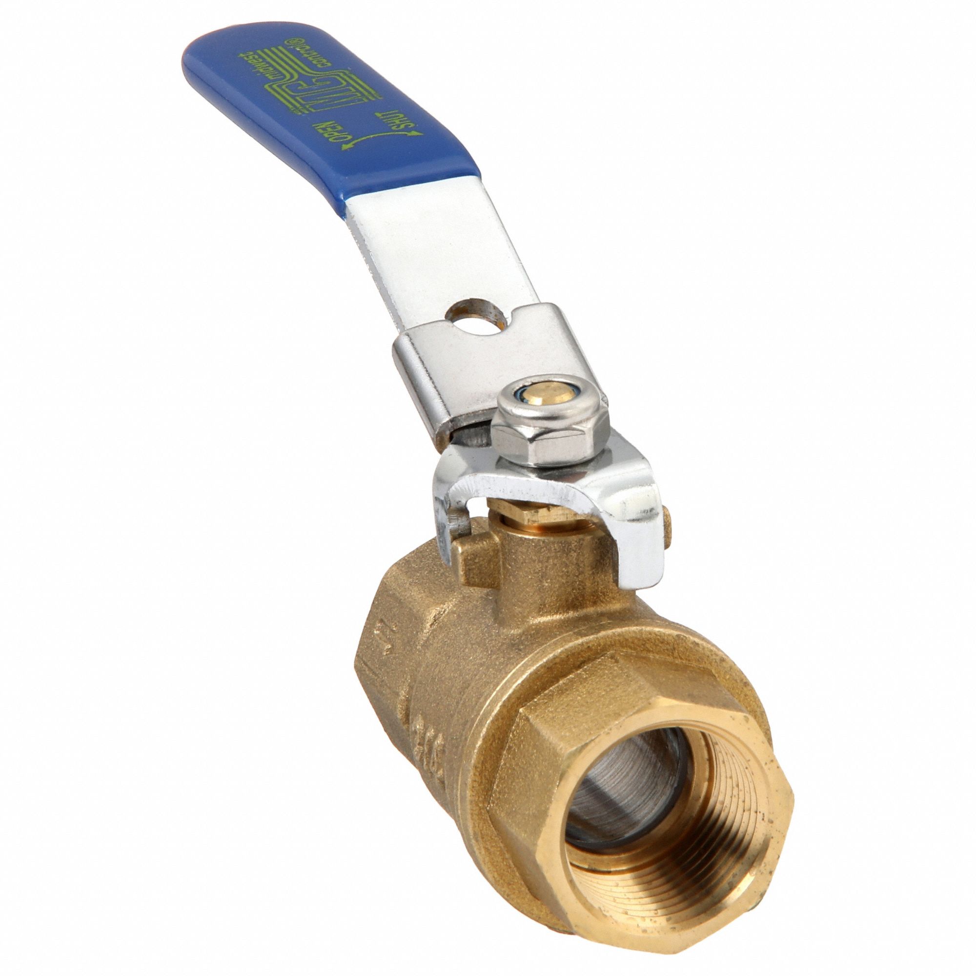 3/4 in, Brass, Manual Two-Way Ball Valve - 6GD09|6GD09 - Grainger