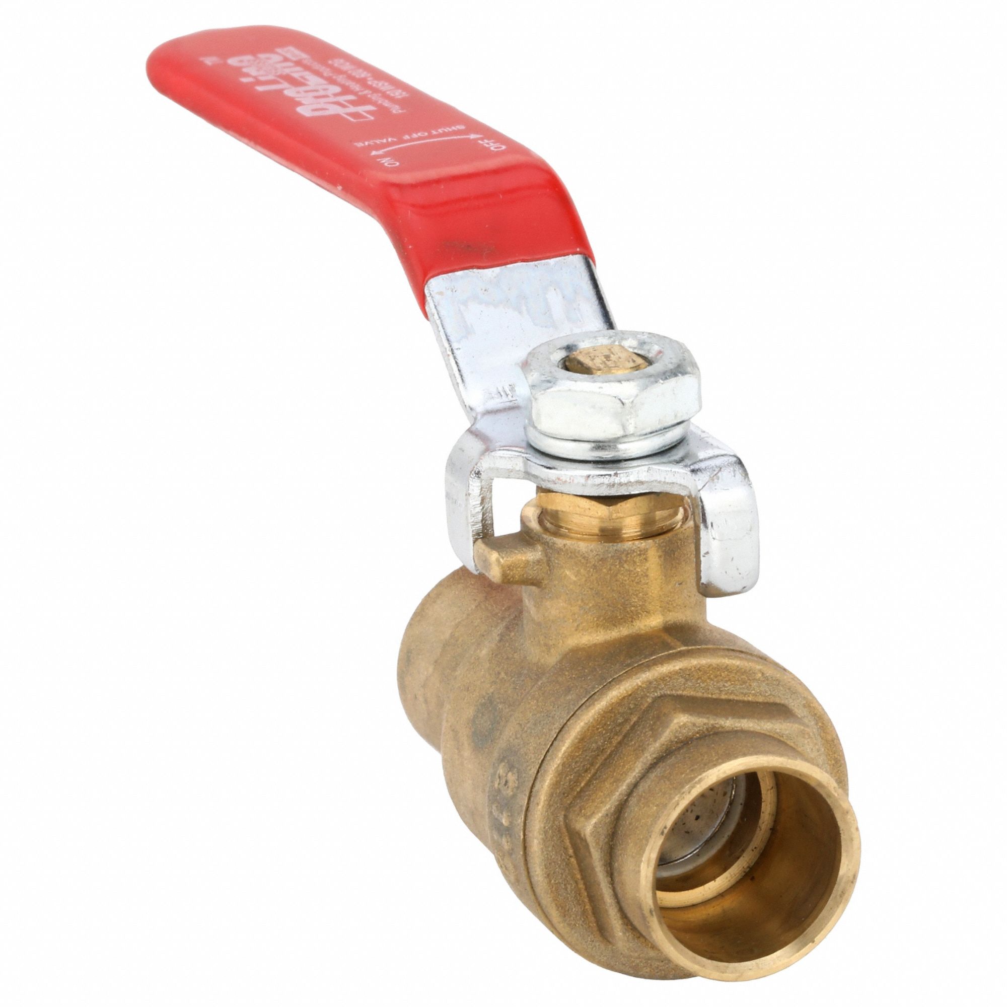 1/2 in, Brass, Manual Two-Way Ball Valve - 6GD26|107-853 - Grainger