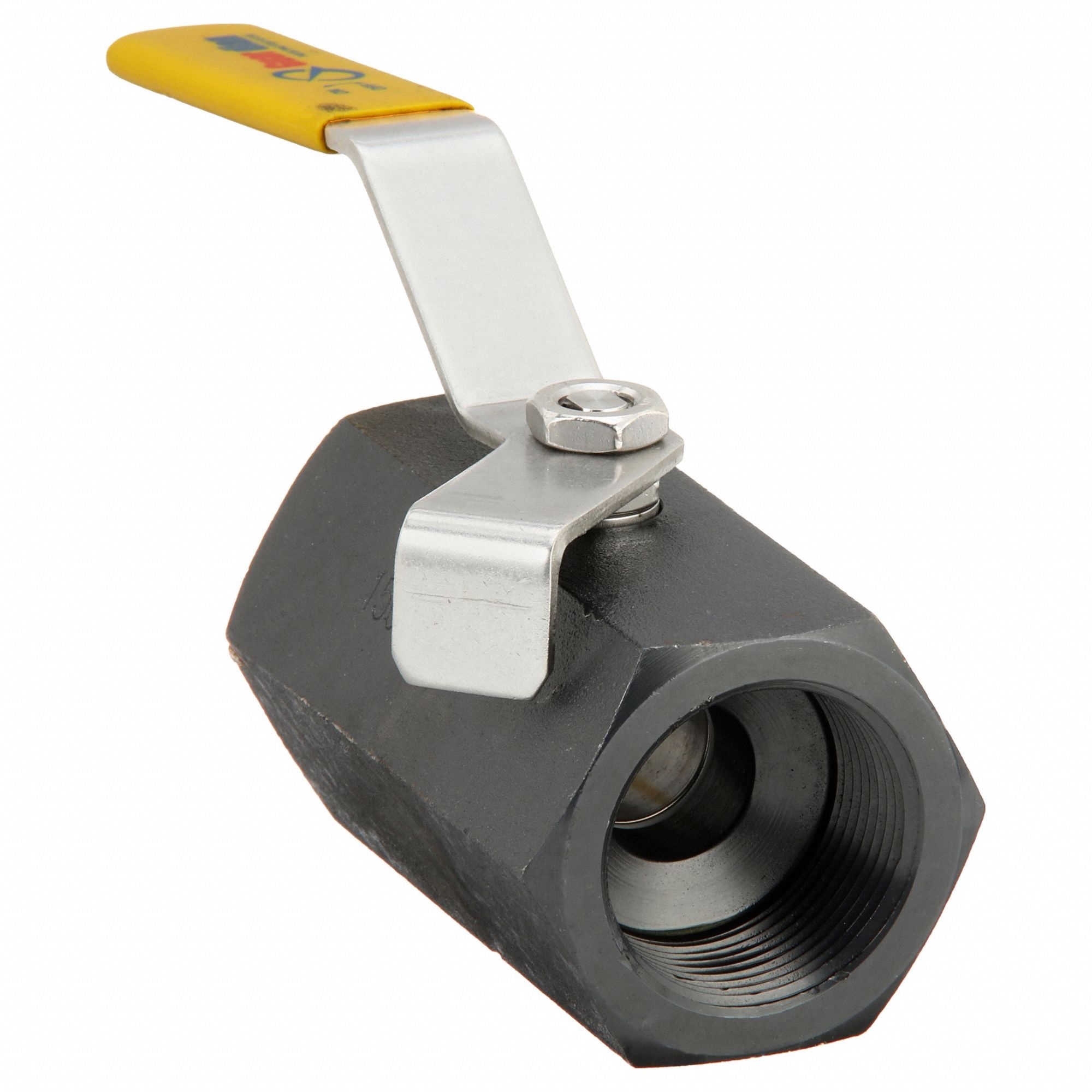 1 1/4 in, Carbon Steel, Manual Two-Way Ball Valve - 6GD41 ...