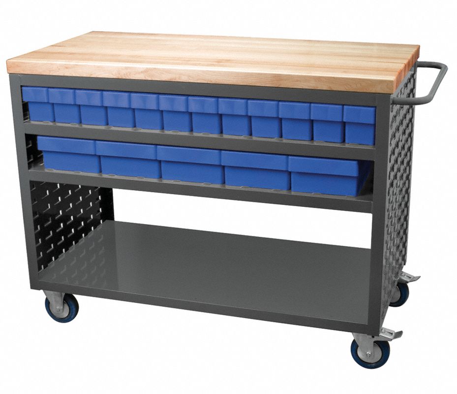 AKRO-MILS Carrito c/Laterales Acan,Long.49pulg. - Carritos Móviles para ...