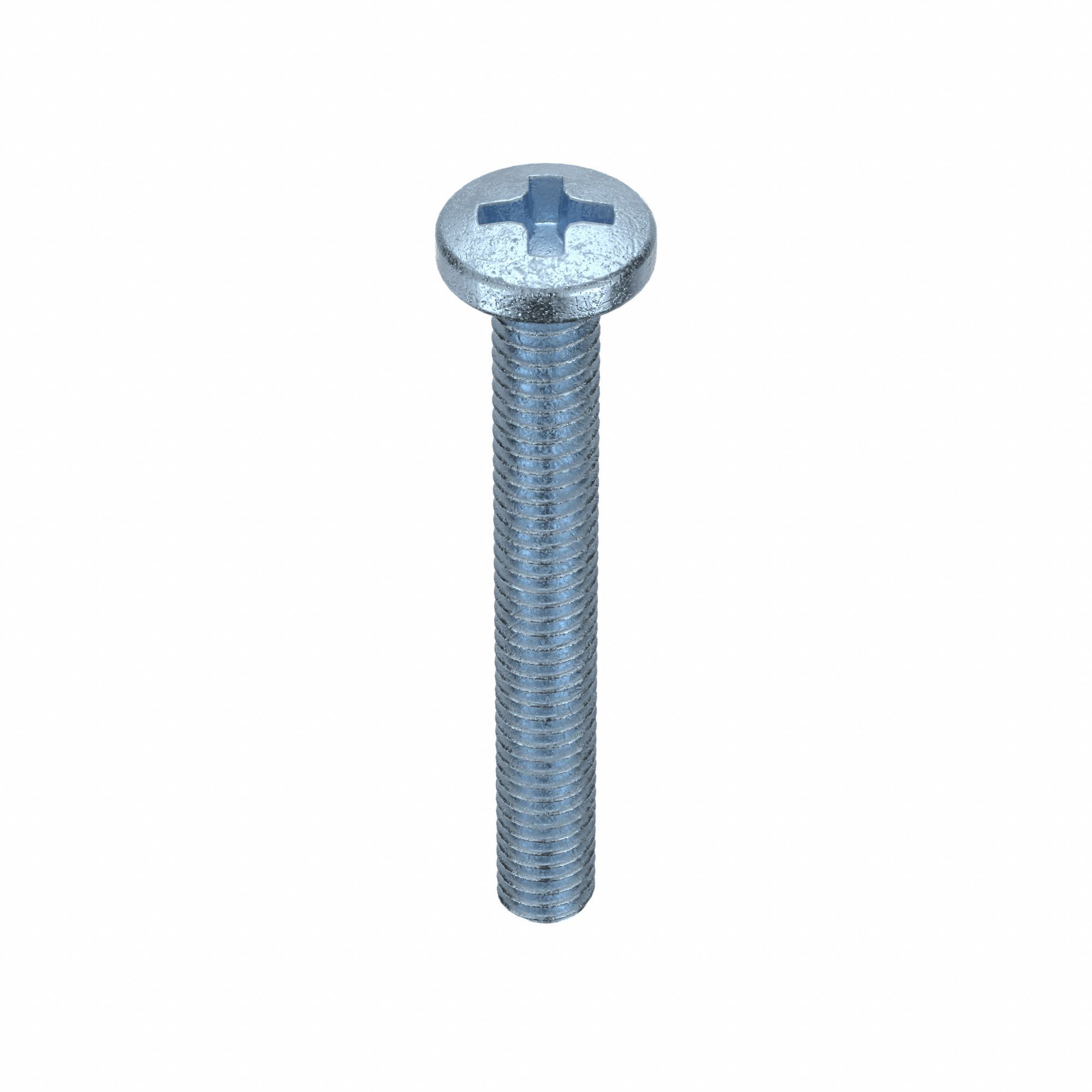 M2.5x0.45 Thread Size, 20 mm Lg, Machine Screws - 6GE33|MPPD025200 ...