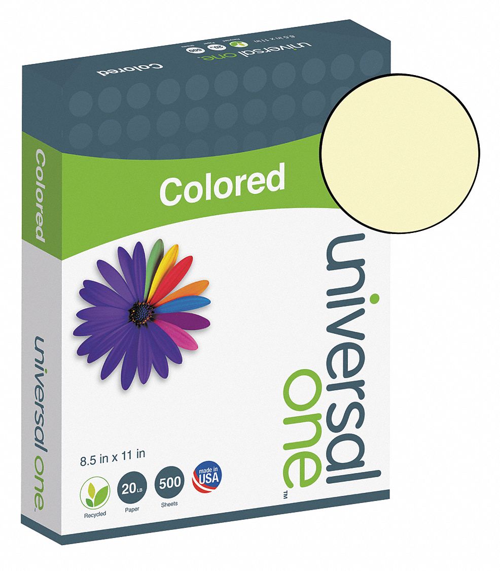 UNIVERSAL ONE, 20 lb Paper Wt, Matte, Multipurpose Paper - 6GHP3 ...
