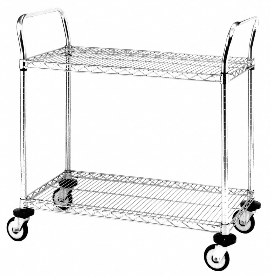 METRO, 375 lb Load Capacity, Corrosion-Resistant Utility Cart with ...