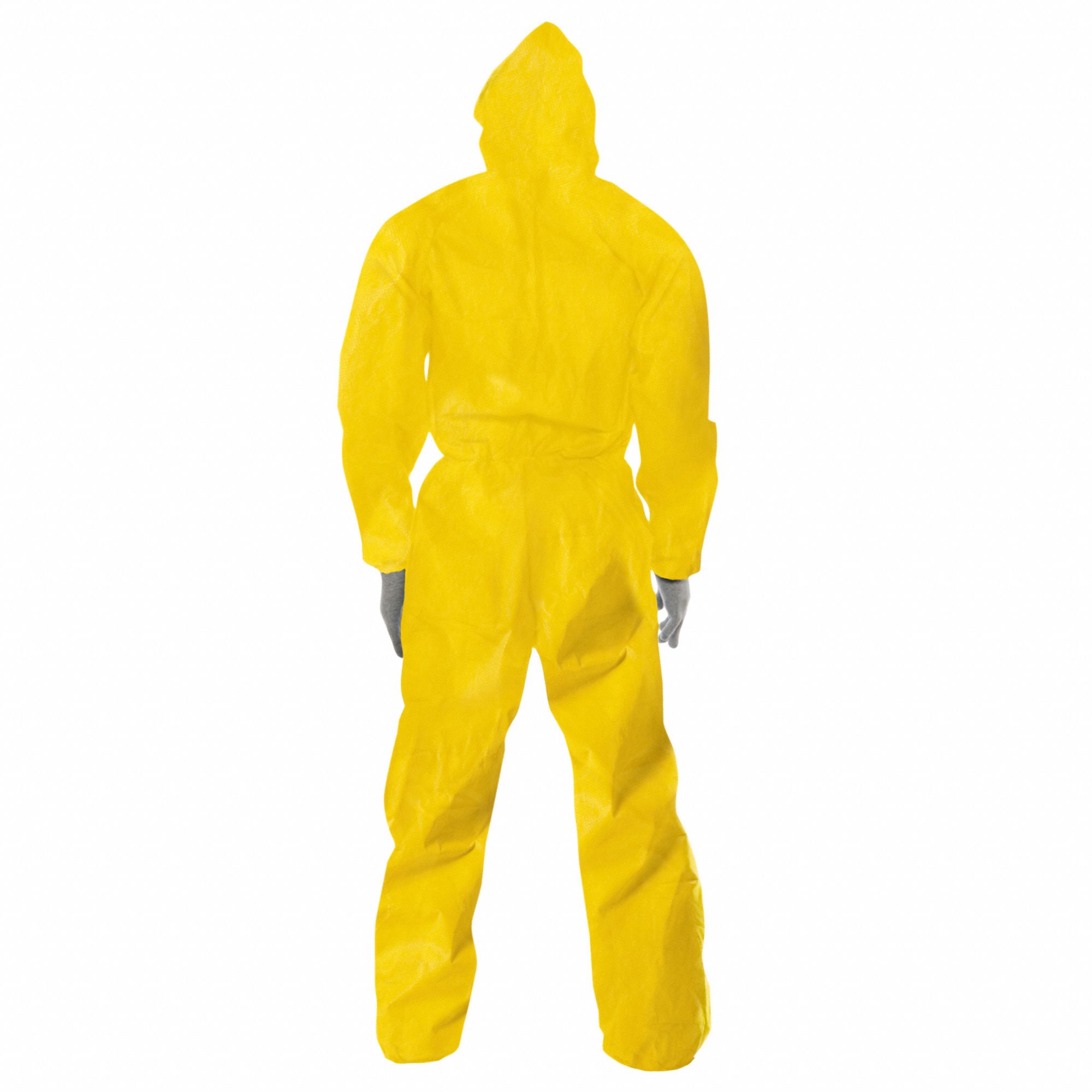 KIMBERLY-CLARK Hooded Disposable Coveralls: KleenGuard A70, Light Duty ...