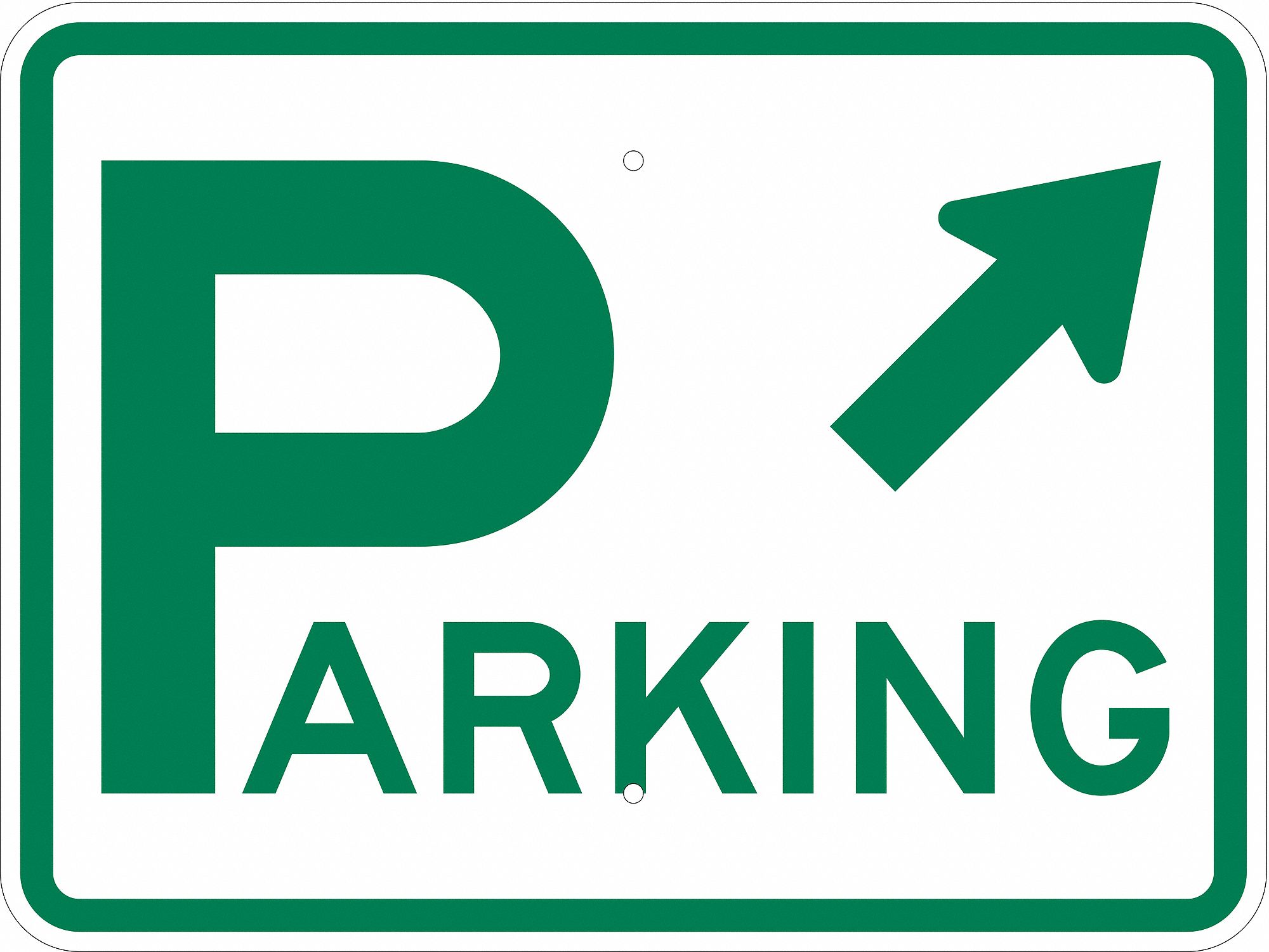 18 in x 24 in Nominal Sign Size, Aluminum, Parking Sign - 3PMN2|D4-1R45 ...