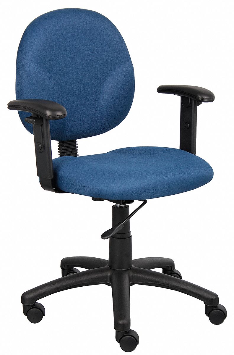 Blue, Fabric Material, Office Chair - 6GNL8|6GNL8 - Grainger