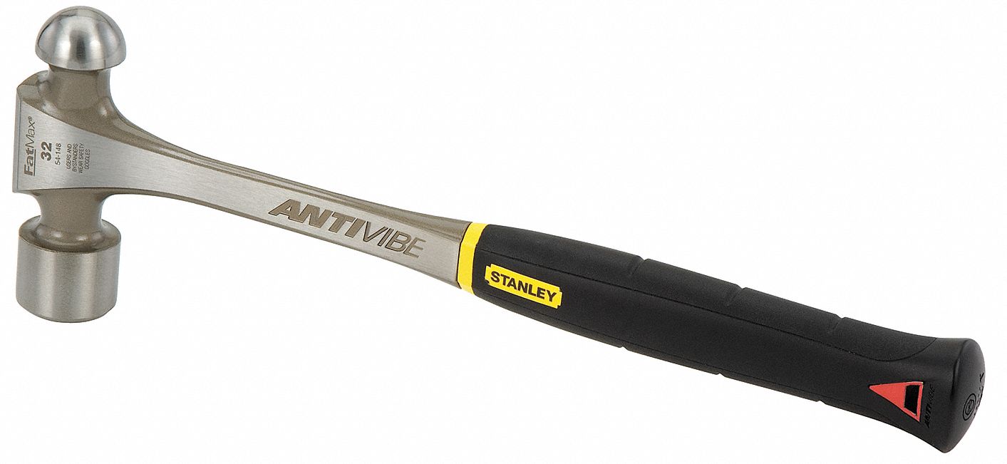Ball Pein Hammer,Steel,Anti-Vibe,32 Oz - Grainger