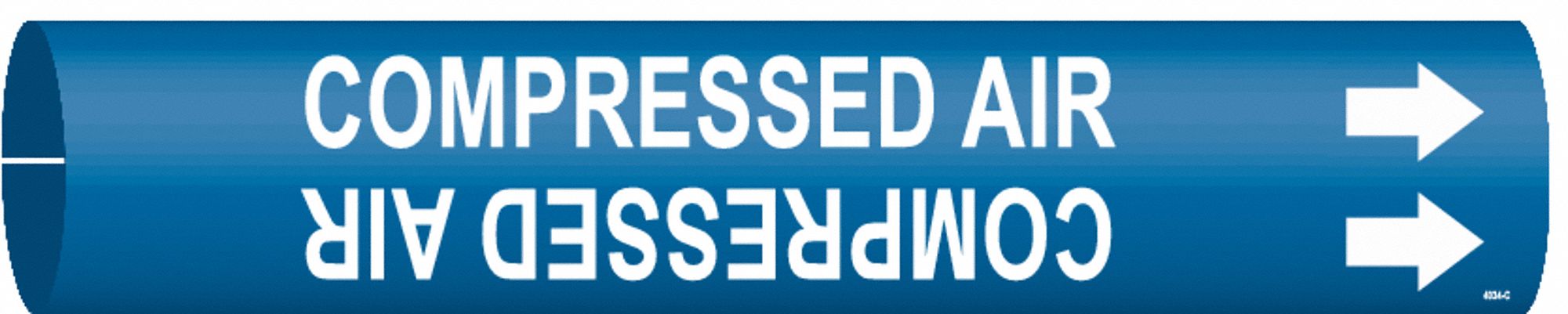 Compressed Air, Blue, Pipe Marker - 6GT71|4034-C - Grainger