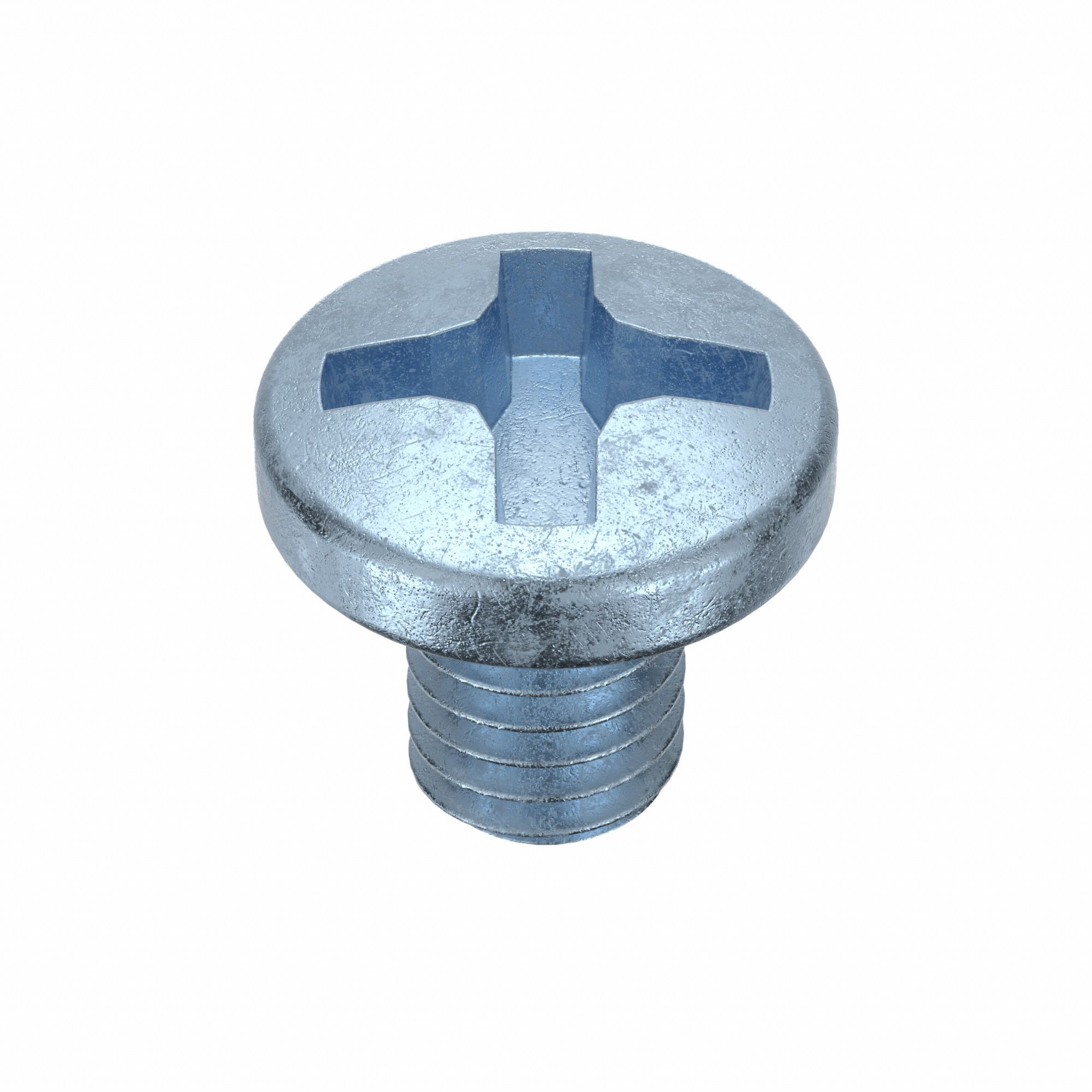 APPROVED VENDOR MACHINE SCREW, M3 THREAD, 4MM L, STEEL, ZINC PLATED ...