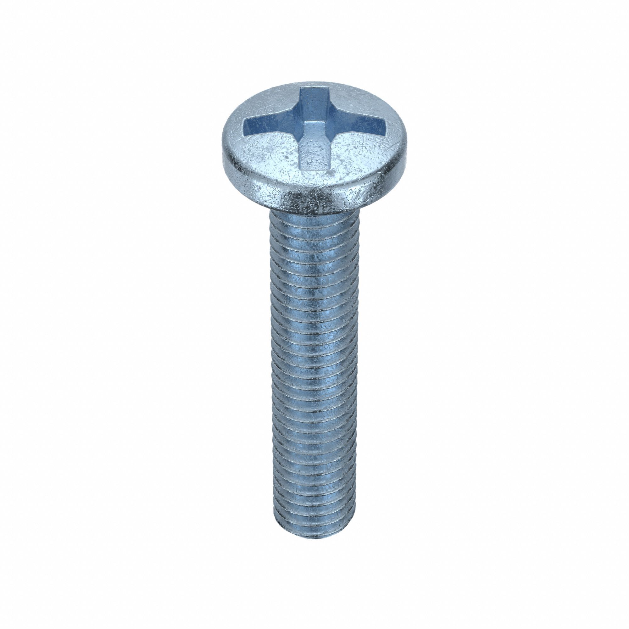 APPROVED VENDOR MACHINE SCREW, M3 THREAD, 16MM L, STEEL, ZINC PLATED ...